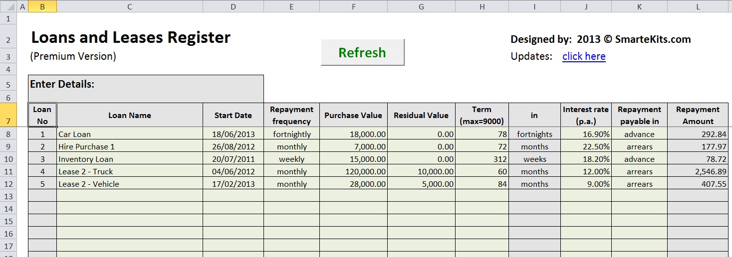 Breathtaking New Lease Standard Excel Template Automatically Add Dates In